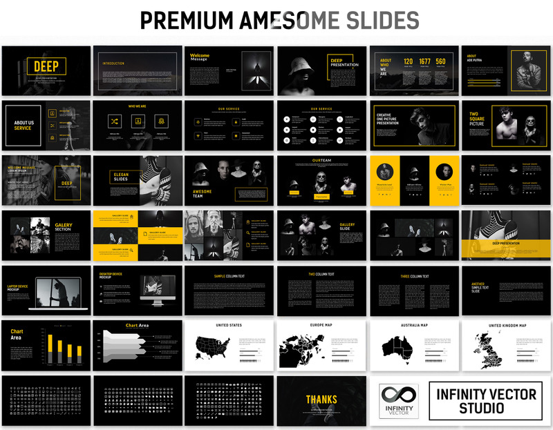 Deep Creative Presentation Powerpoint Template